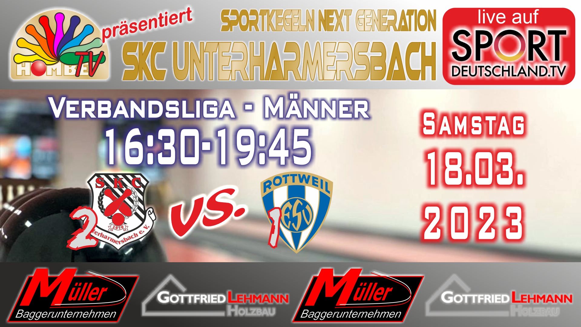 LIVESTREAM: SKC Unterharmersbach II – ESV Rottweil I – skc ...