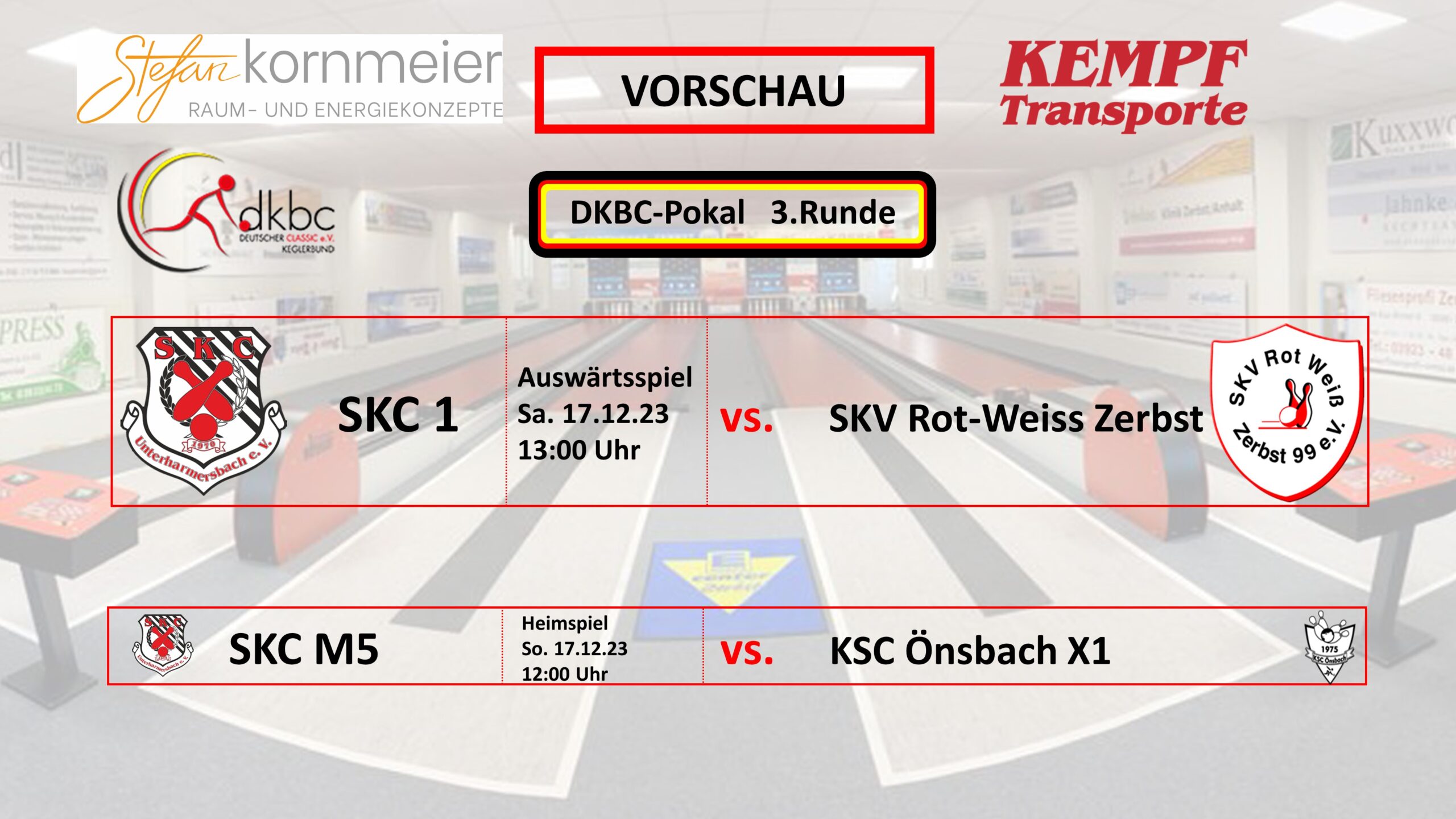 Deutschland Pokal: Unterharmersbach zu Gast beim Titelverteidiger Zerbst – skc-unterharmersbach.de